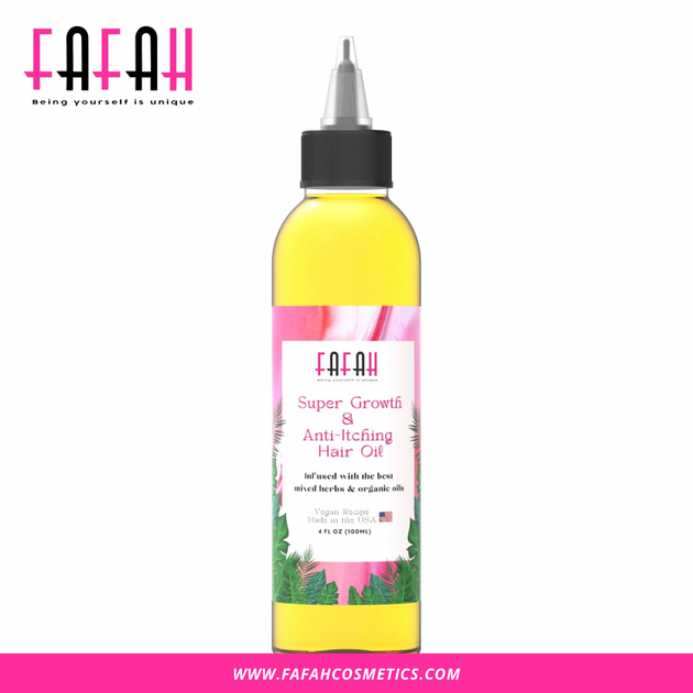 🌿 The Fafah Super Growth & Anti-Itching Hair Oil